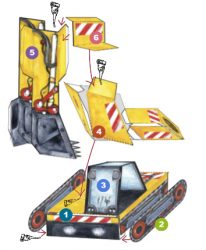 Bastelanleitung Baustelle - Bastelbogen