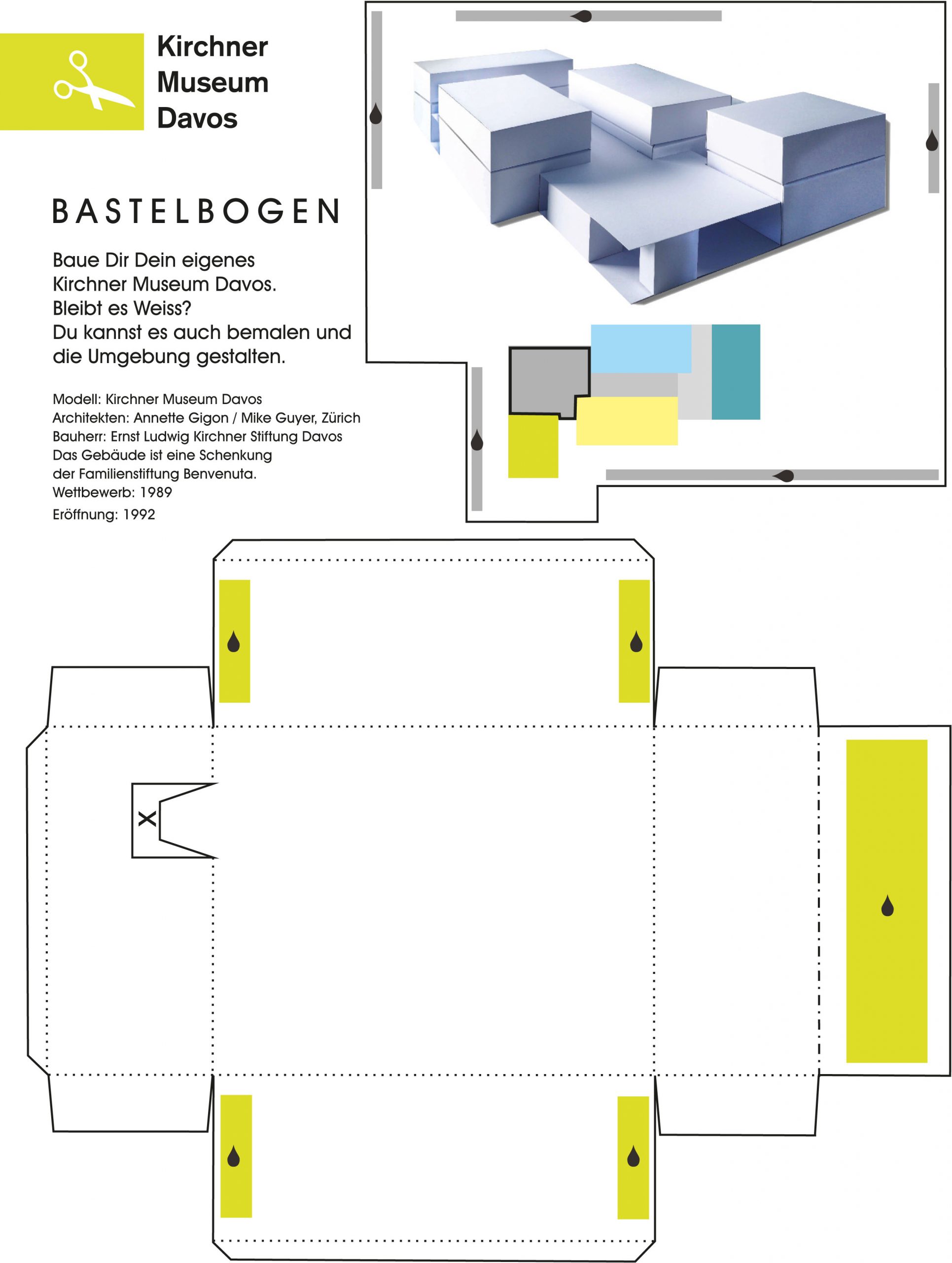 Sonderanfertigung - Bastelbogen